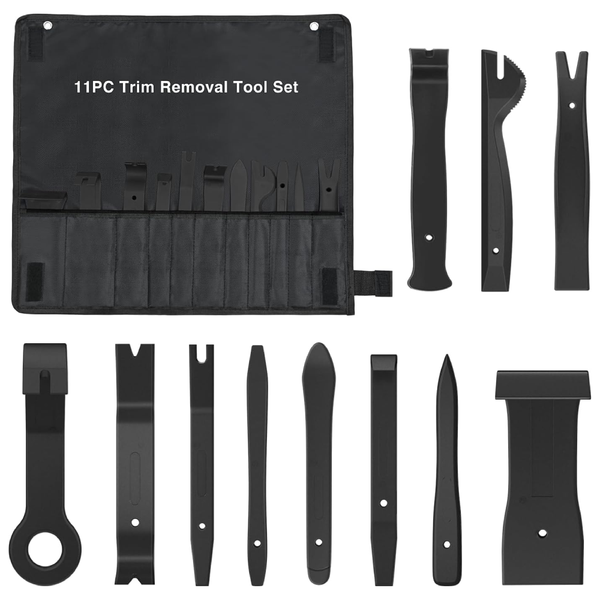 11 Pcs Nylon Auto Trim Removal Tool Kit Black – gooacc