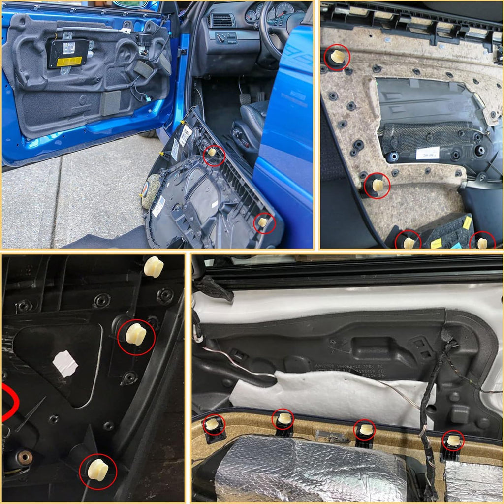 50 Pcs Door Panel Clips Retainers Replaces for GM 15545202 Chevrolet P ...