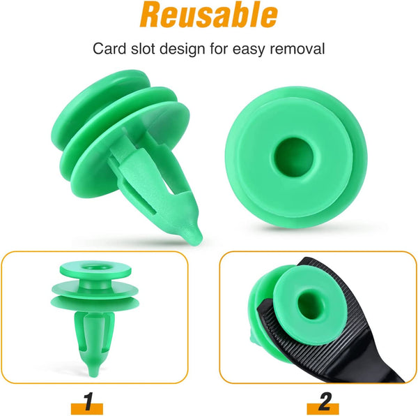 100 Pcs Door Panel Retainer Clips Replacement for Jeep Grand Cherokee ...