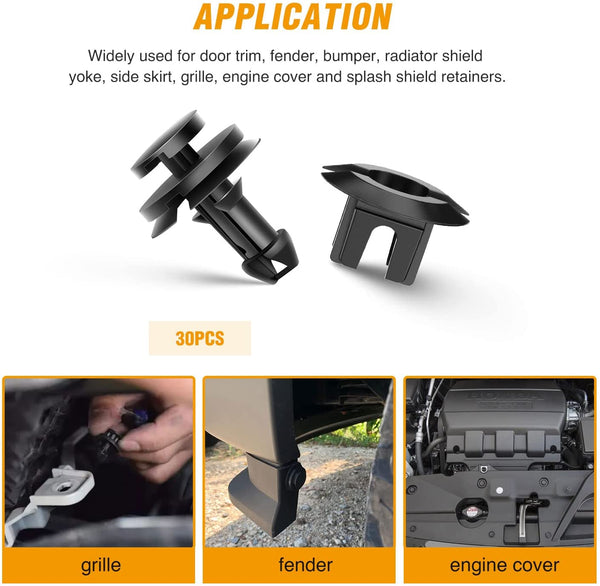 15 Pcs Front Air Deflector Retainers Clips For GM Chevrolet 15733971 ...