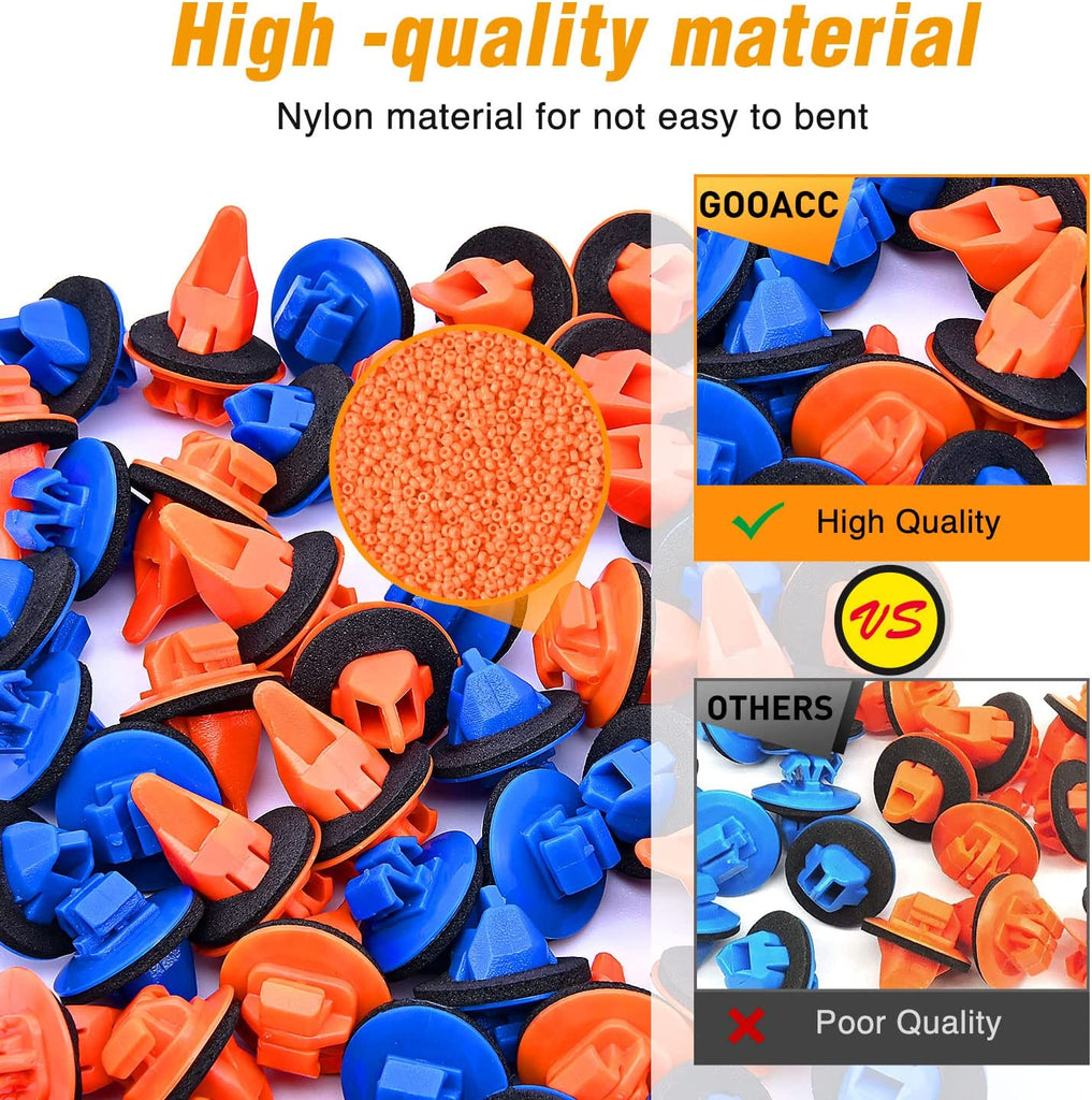 100 Pcs Fender Flare Retaining Retainer Clips Compatible for Toyota 4R ...